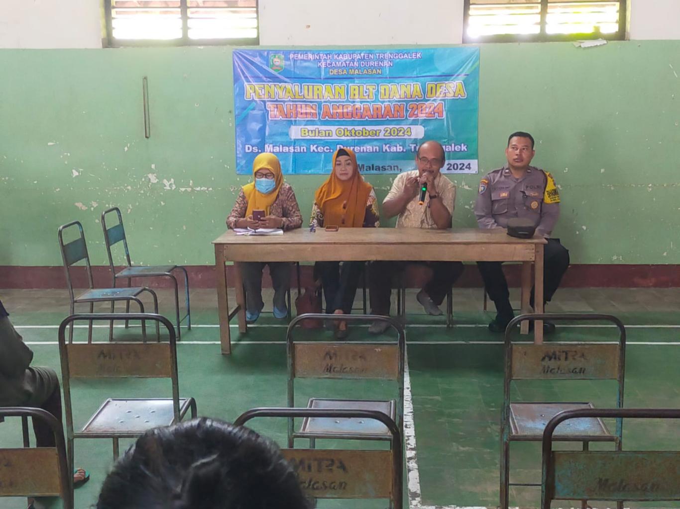 PENYALURAN BLT DD BULAN OKTOBER 2024 - Website Desa MALASAN